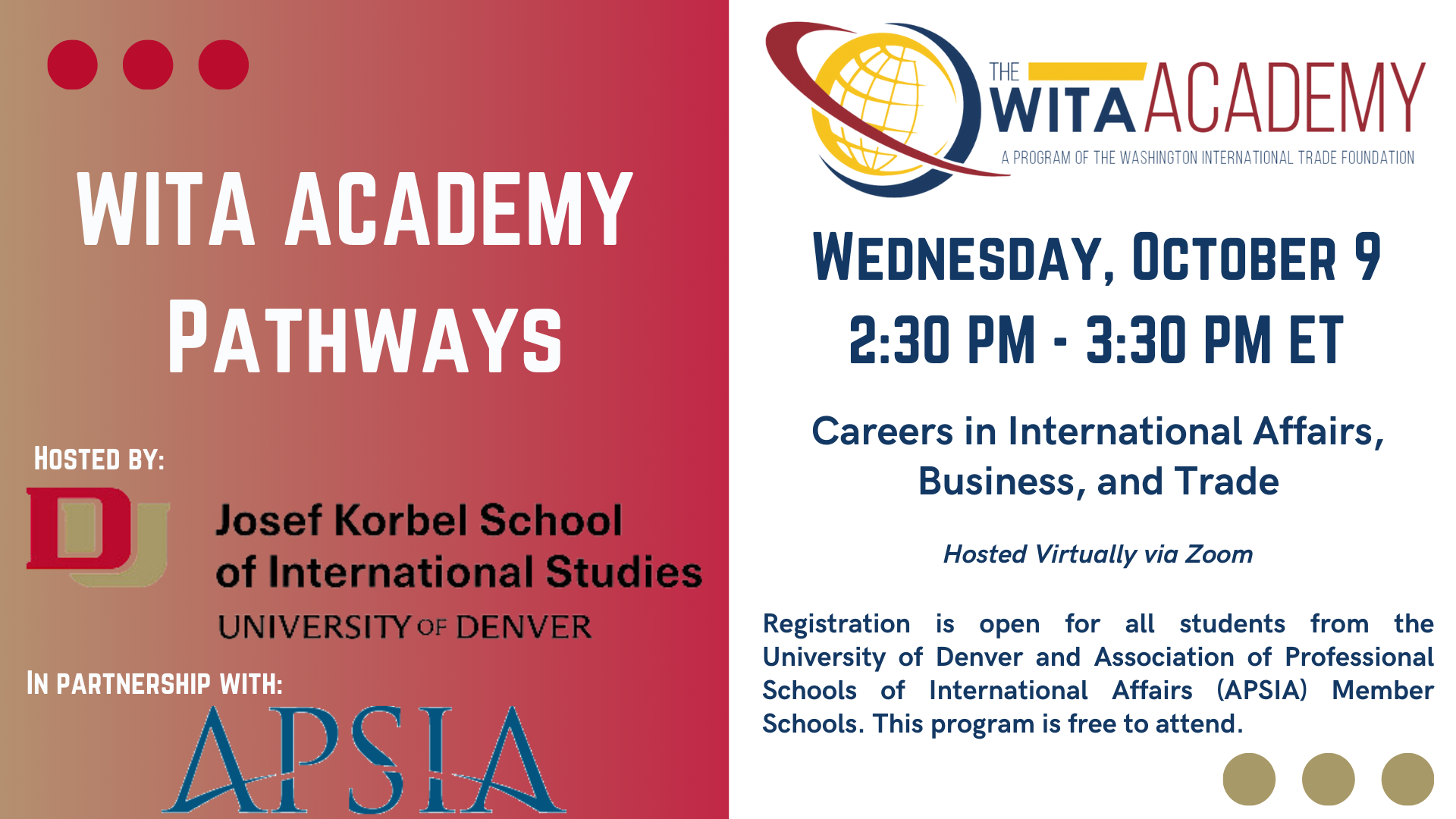 WITA Academy: Pathways to Opportunity – Careers in International ...