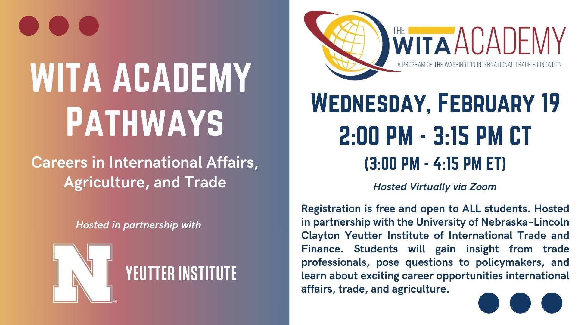 Pathways To Opportunity: Careers in International Affairs, Agriculture ...