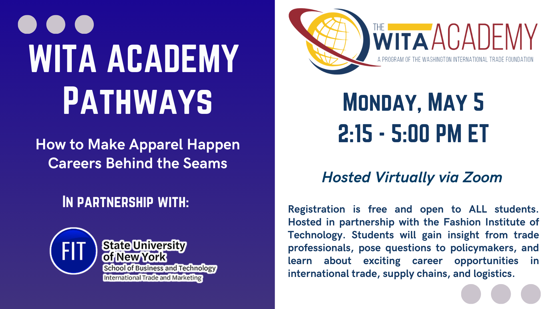WITA Academy: Pathways To Opportunity: Careers Behind the Seams ...